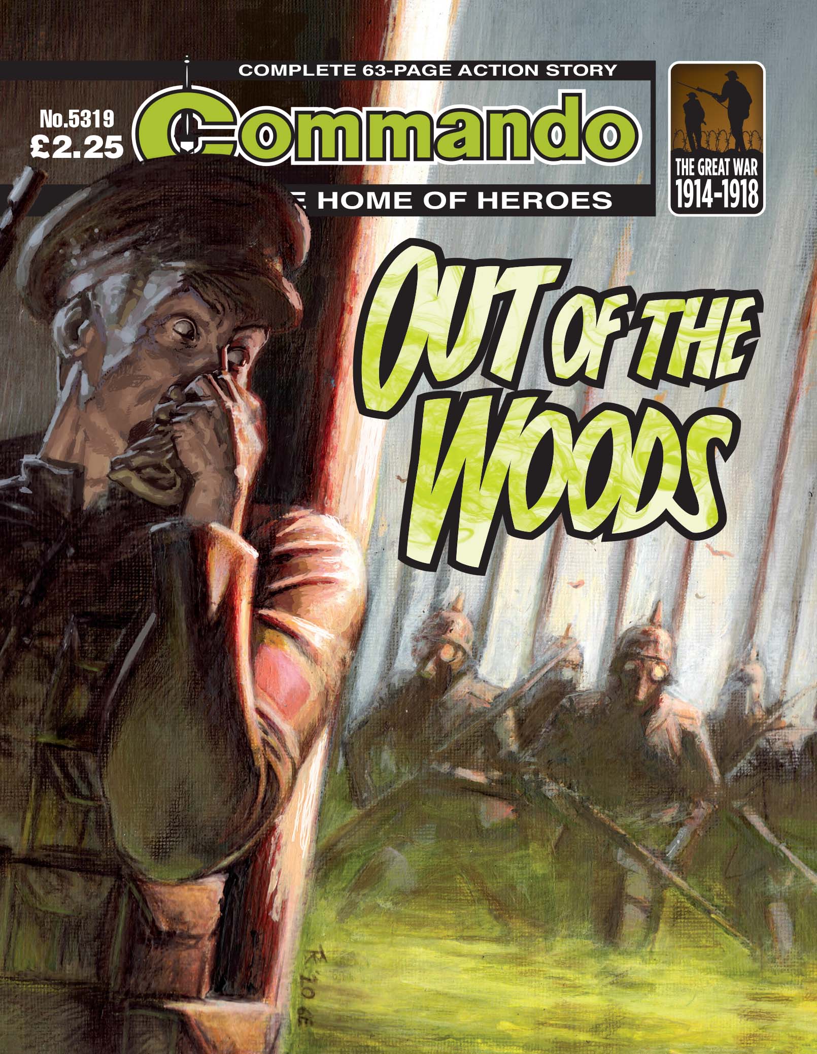 Commando – out of the woods – ComicScene magazine