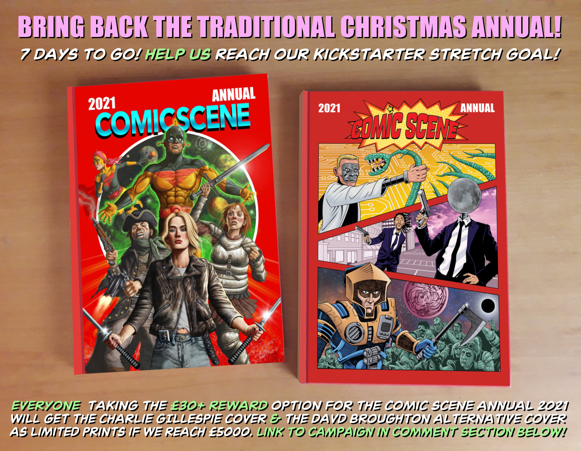Alternative covers for ComicScene Annual 2021 – ComicScene magazine