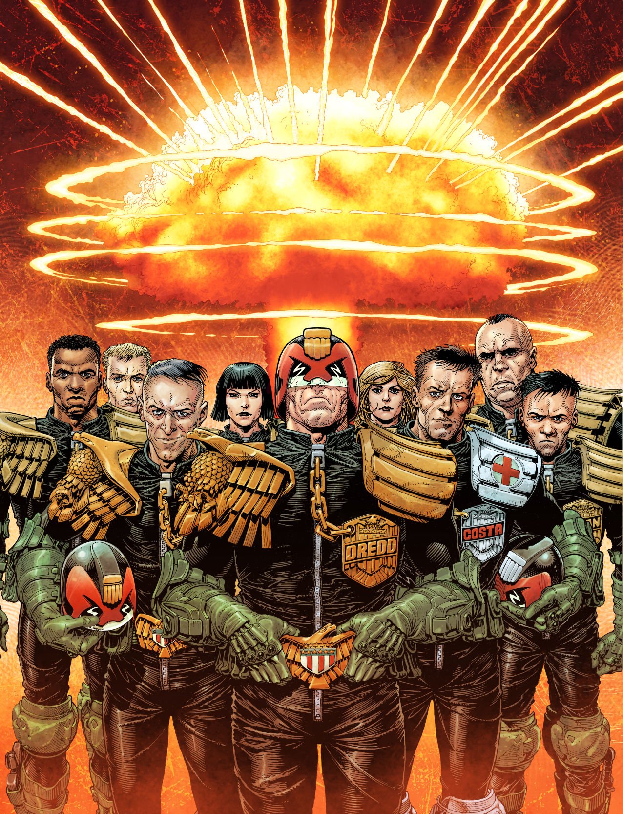 Judge Dredd Mega Cover – ComicScene magazine