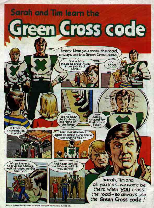 Green Cross Code Man – ComicScene magazine