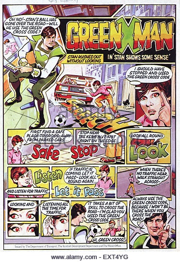 Green Cross Code Man – ComicScene magazine