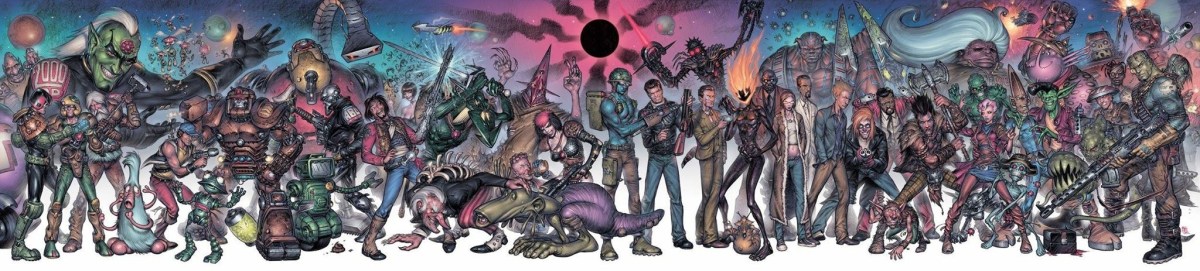 Boo Cook 2000AD collection art – ComicScene