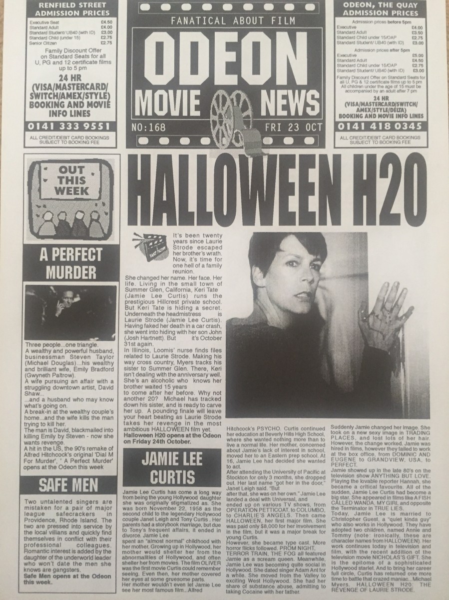 Halloween Film Flashback – ComicScene