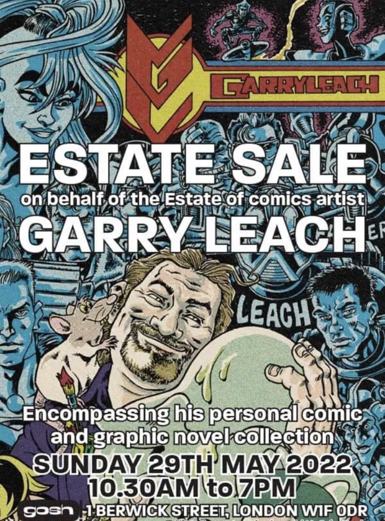 Estate Sale of Garry Leach at Gosh Comics – ComicScene magazine