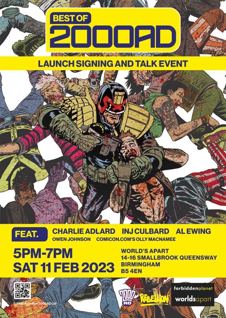 Best of 2000AD Issue 2 signing – ComicScene magazine