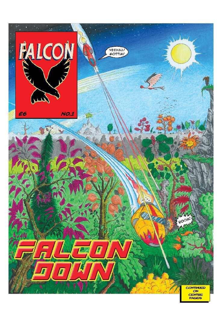 Falcon cover reveal – ComicScene magazine