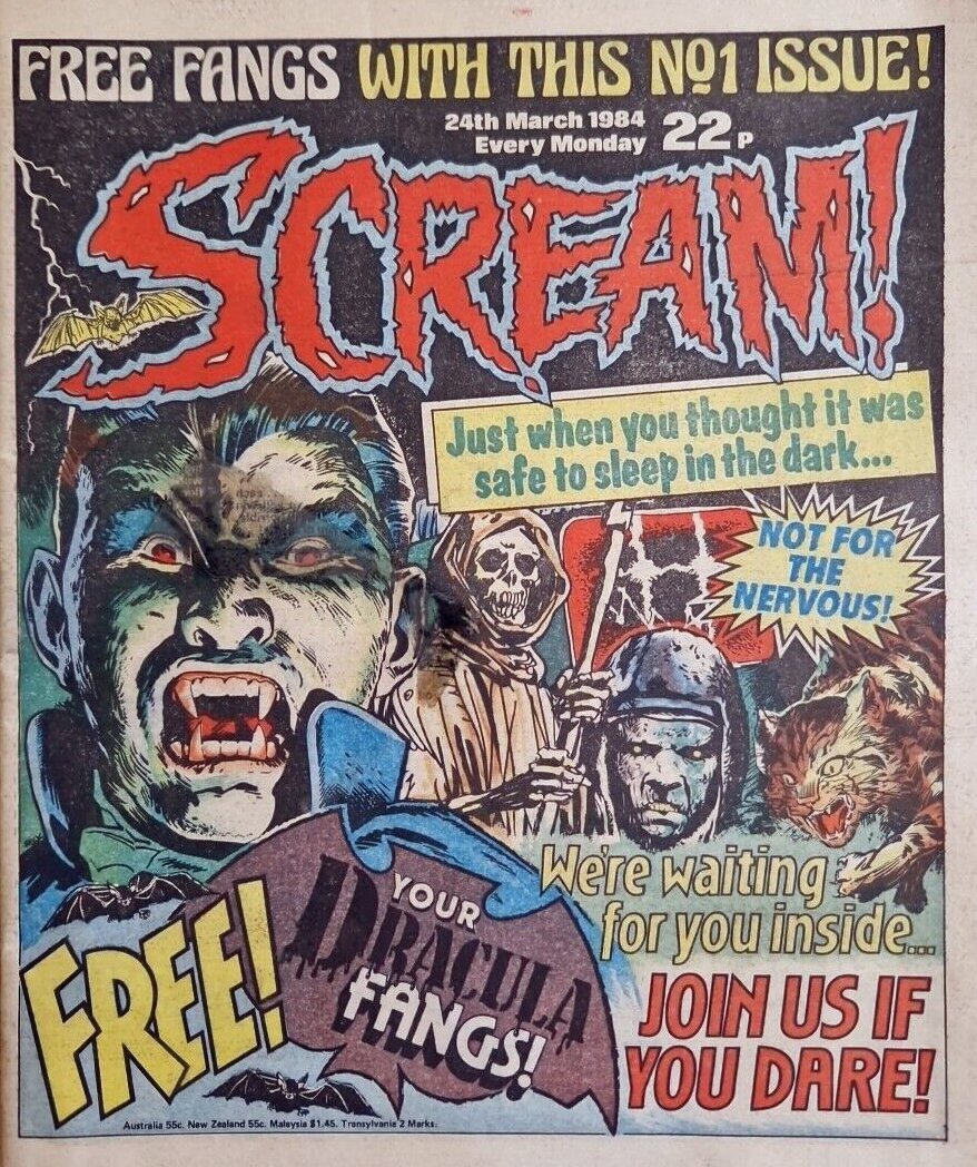 40 Years of Scream by Barrie Tomlinson – ComicScene magazine