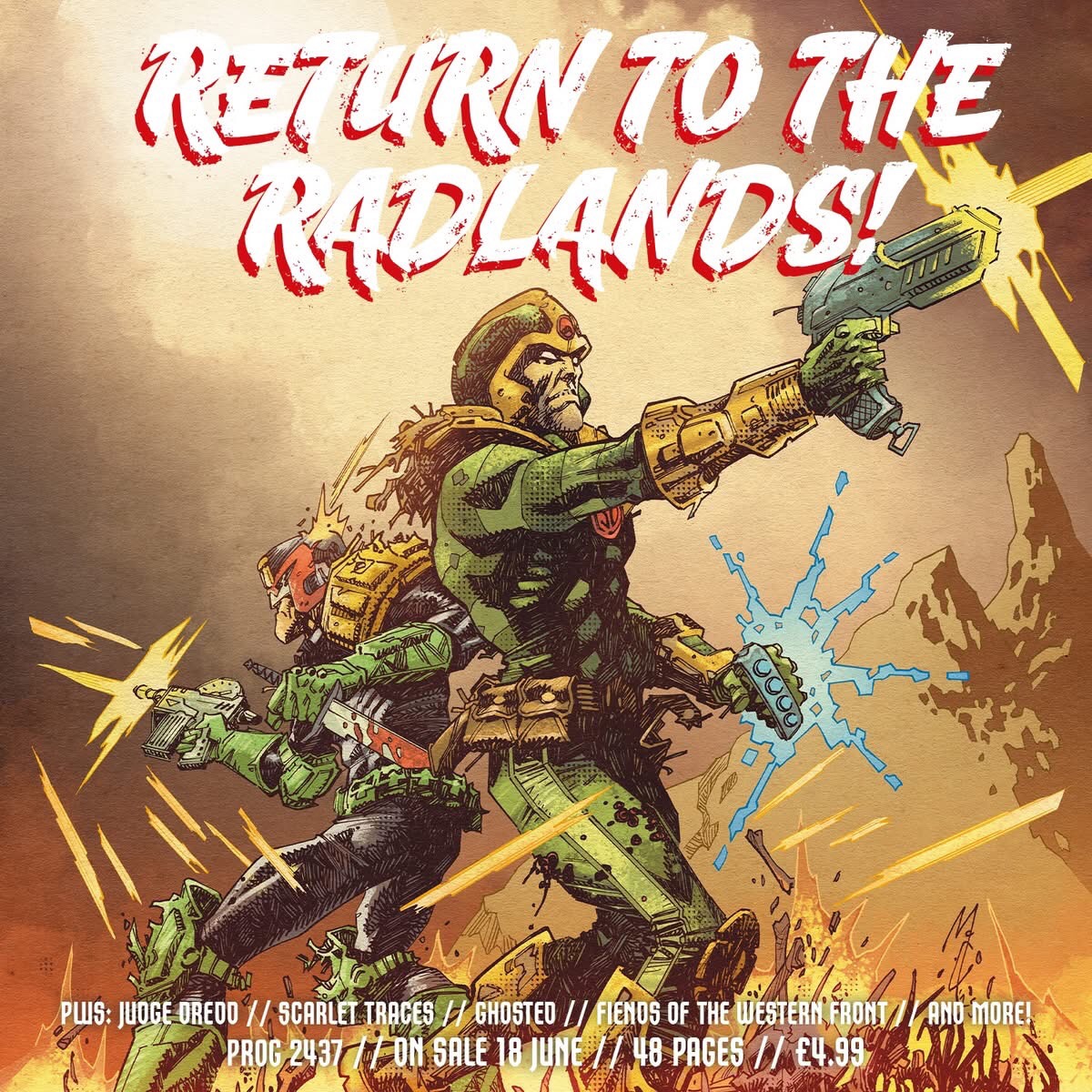 Dredd and Strontium Dog in bumper size issue of 2000AD – ComicScene ...